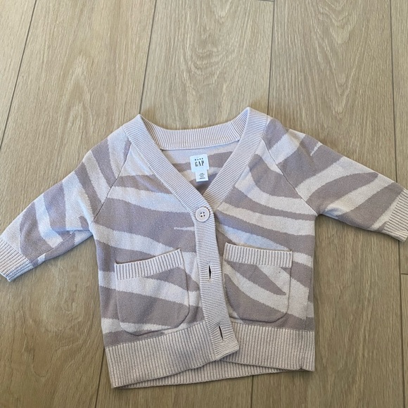 GAP | Shirts & Tops | Animal Print Baby Cardigan | Poshmark